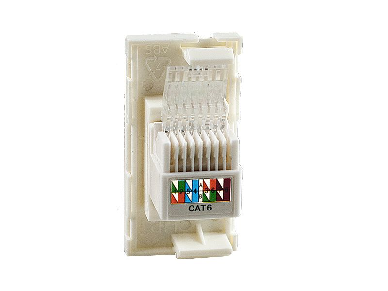 RJ45 insert module (keystone) voor de modulaire wandcontactdoos-A ...